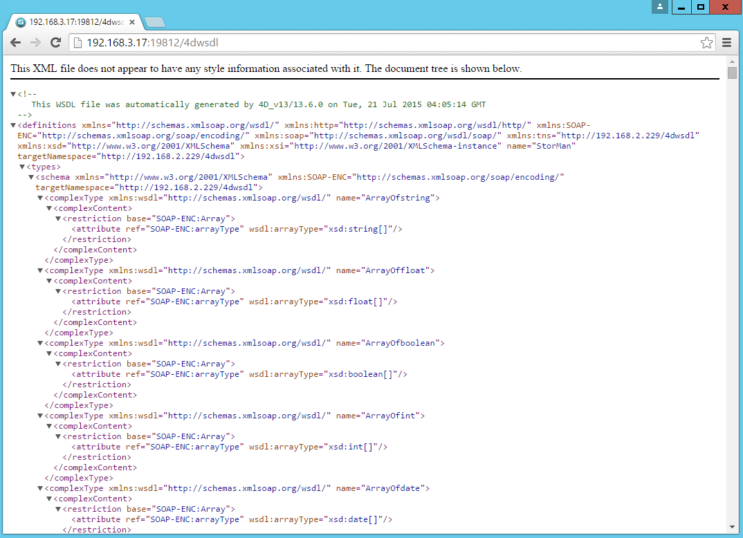 Storman Web Services